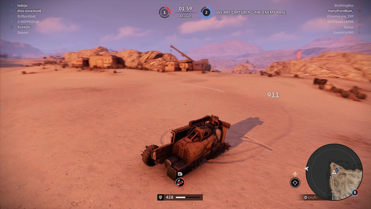 Crossout PvP Complete Match | Tense Moments (& lulls) - YouTube