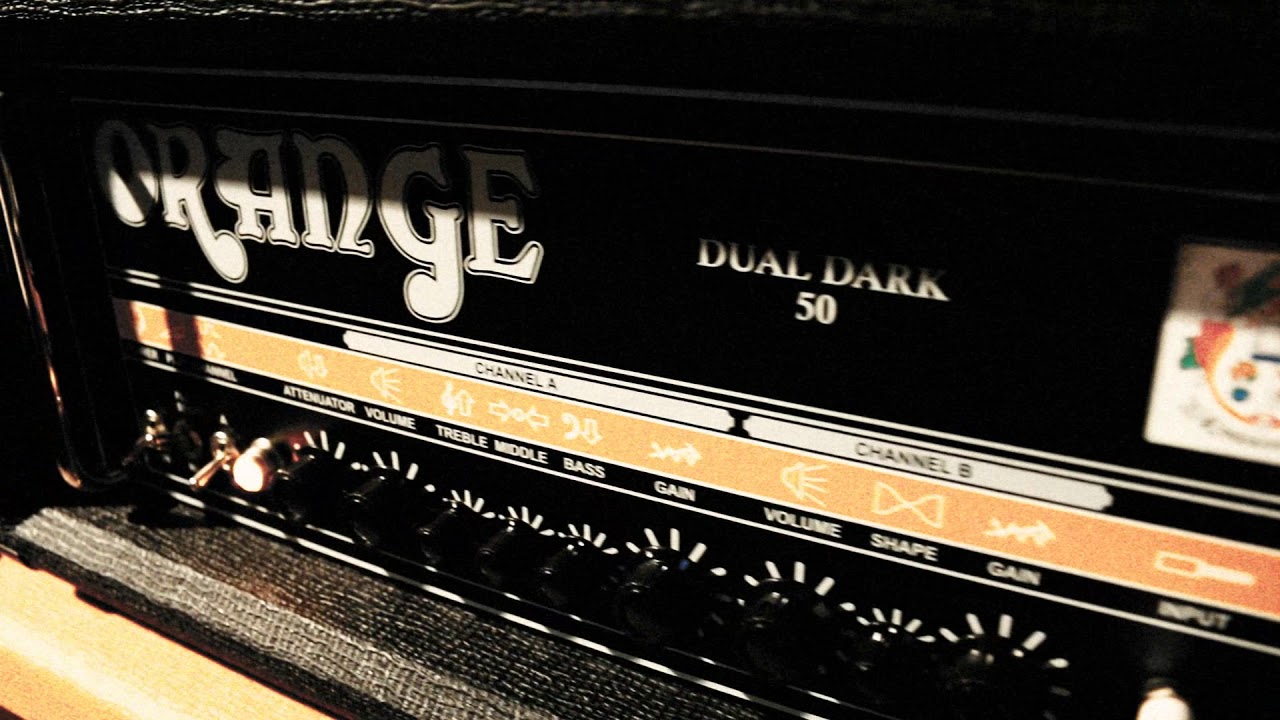 시연 Orange 기타앰프 Dual Dark 50 50W - YouTube