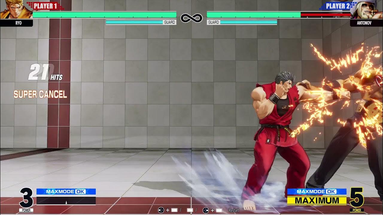 Ryo Sakazaki ORA ORA ORA! Combo 1 - THE KING OF FIGHTERS XV DEMO - YouTube