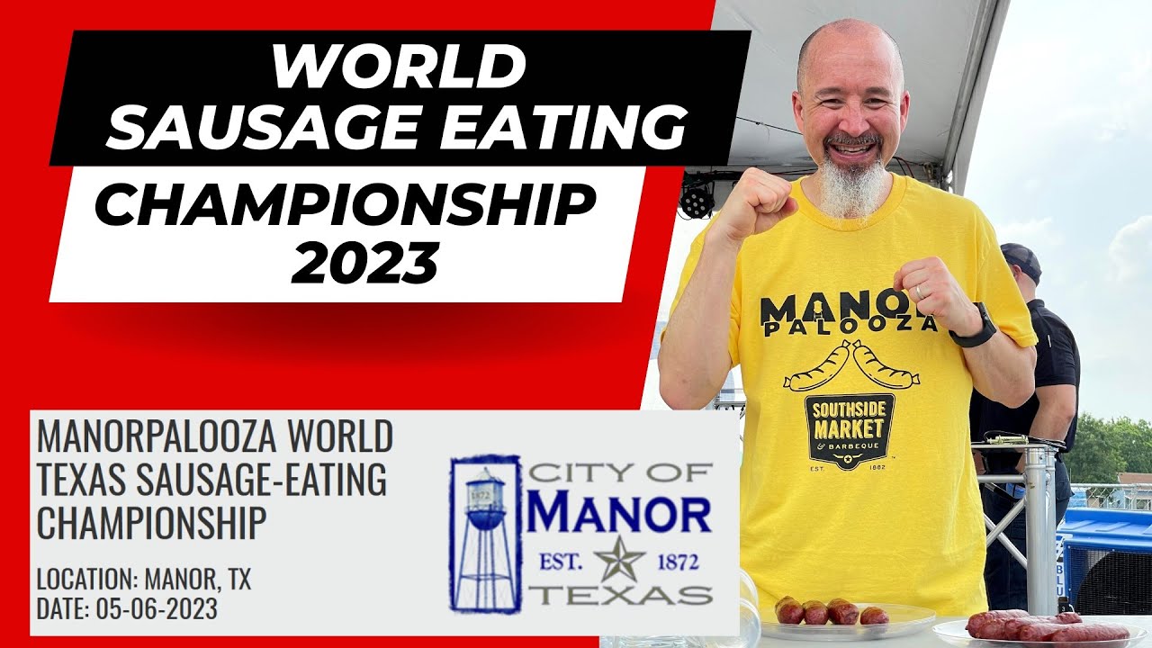 World Sausage Eating Championship | ManorPalooza 2023 - YouTube