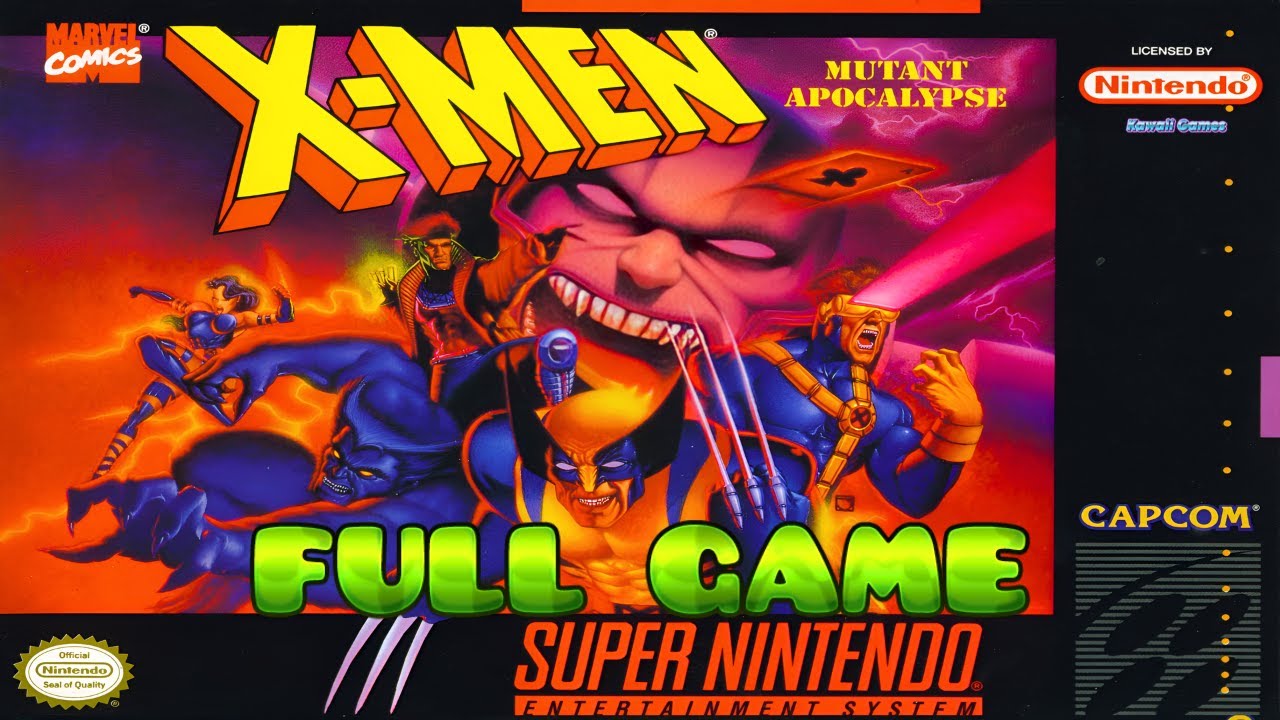 X-Men: Mutant Apocalypse [SNES] Gameplay Walkthrough FULL GAME [4K60ᶠᵖˢ ...