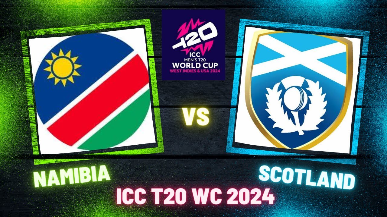ICC T20 WC 2024 | Match # 12 | Namibia vs Scotland #icct20worldcup2024 ...