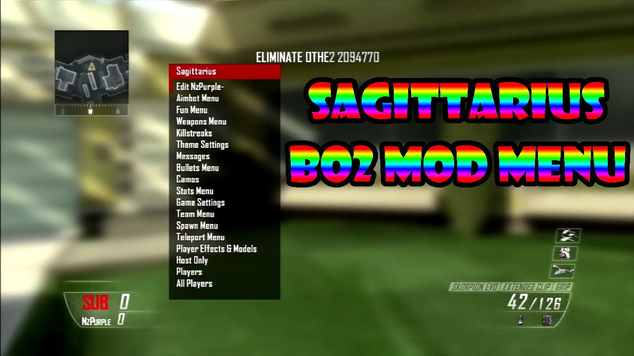 | PS3/BO2/GSC | Sagittarius | Insane Mod Menu | Download | - YouTube