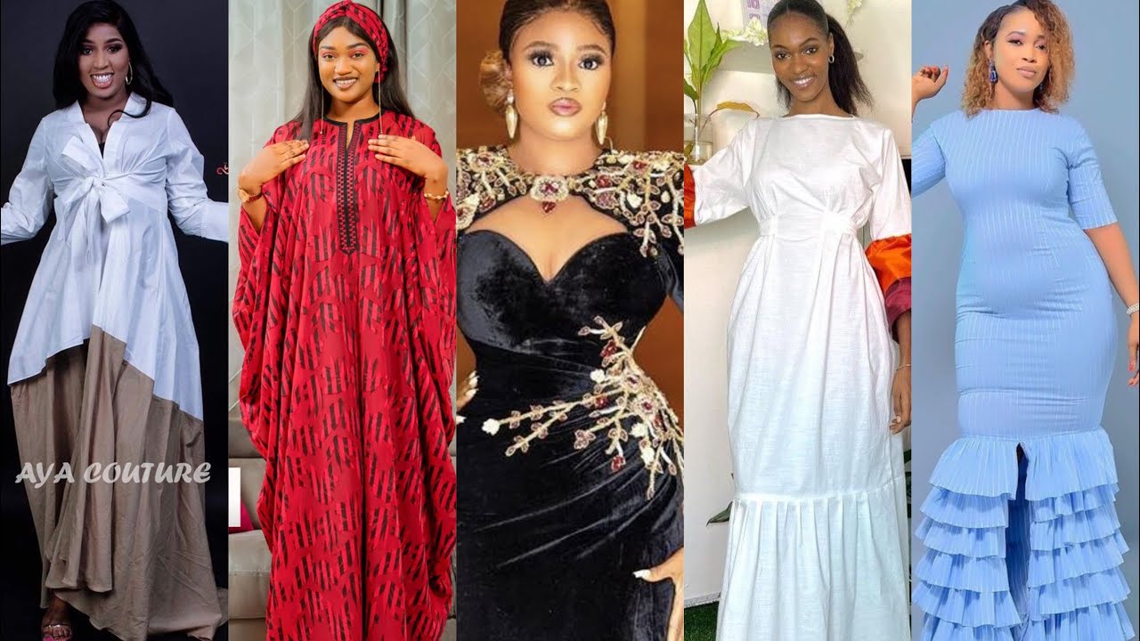 Mishono pambe ya vitambaa magauni ya kisasa Ankara max dress stunning ...