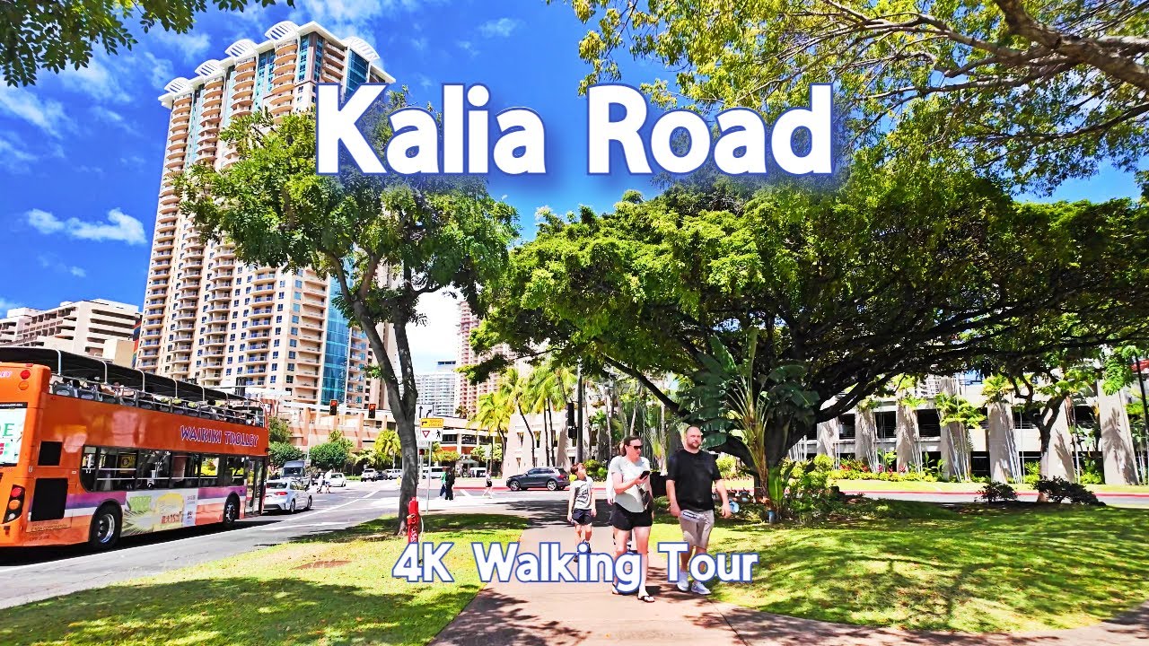 Kalia Road in Waikiki | 4K Walking Tour - YouTube