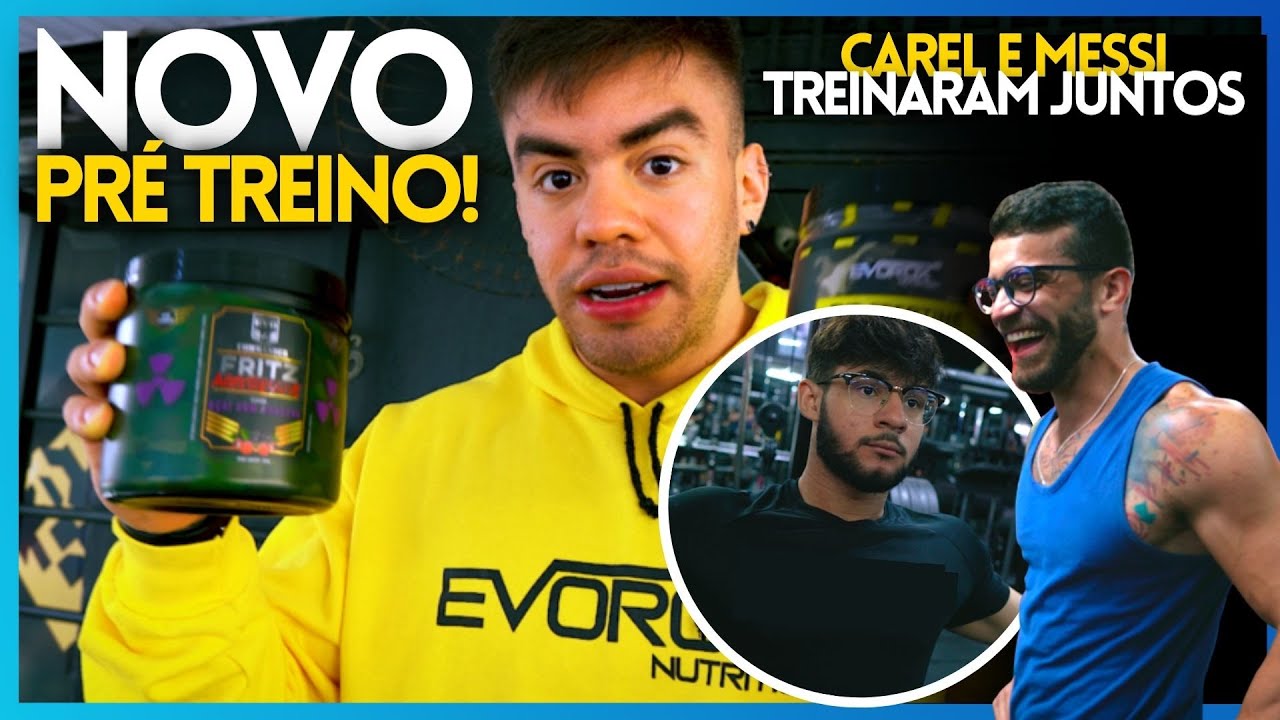 TESTAMOS O NOVO PRÉ TREINO DA EVOROX! | Davi Queiroz Nutri Ft. Messi ...