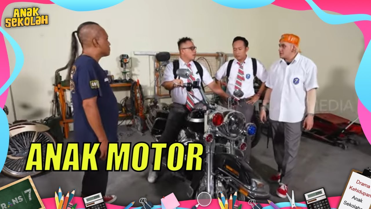 Tyo Nyobain Naik Motor Segede Sapi di Bengkel | ANAK SEKOLAH (12/08/22 ...