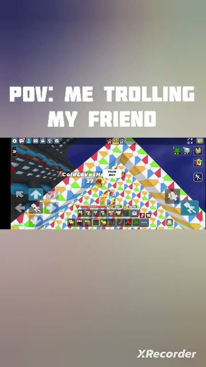 POV: Me Trolling My Friend ||#bedwars_trolling #blockamango|| - YouTube