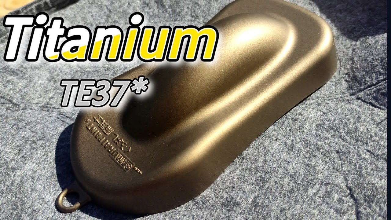 How to Spray Titanium TE37* of SAMURAI PAINT - YouTube