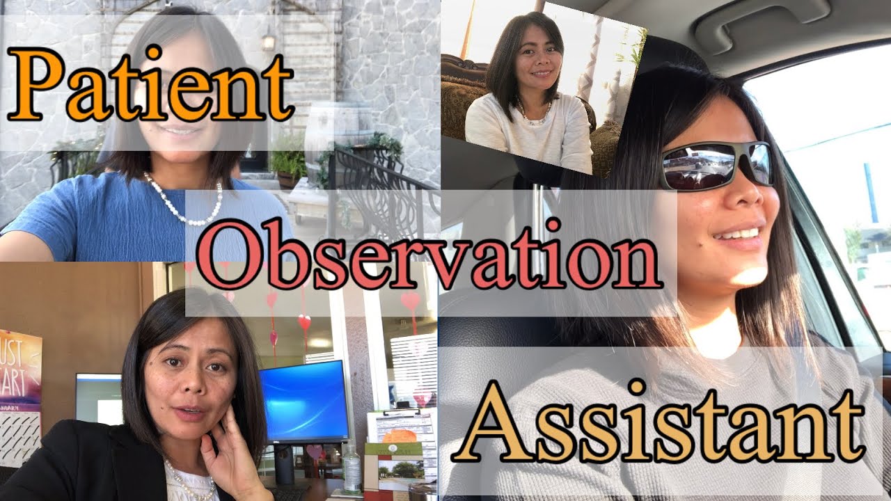 How to become Patient Observation Assistant? Watch this video before ...