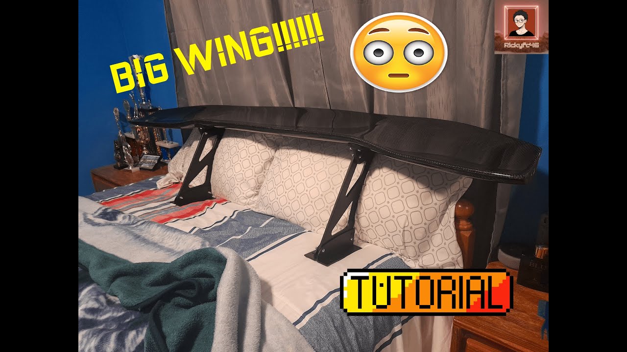 Tutorial de como instalar el Carbon Fiber Wing 69" NRG en mi Mitsubishi ...