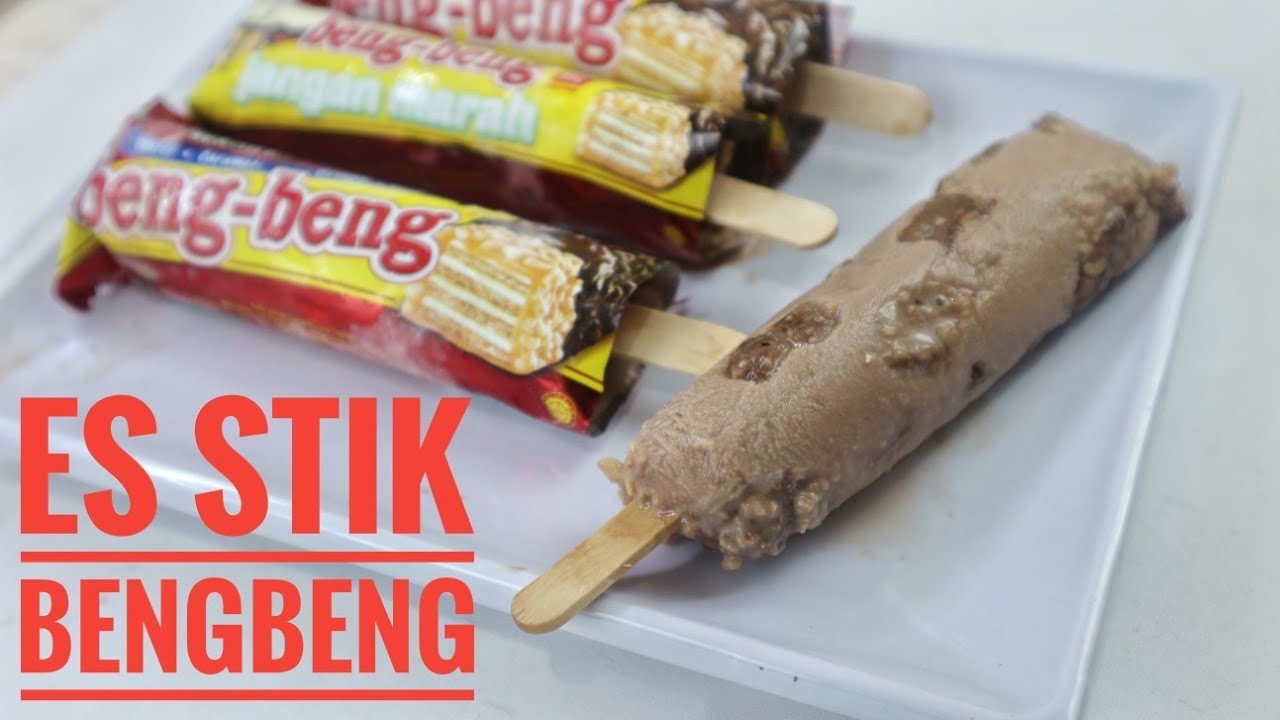 Cara Mudah Membuat Es Stik Beng Beng yg Viral itu - YouTube