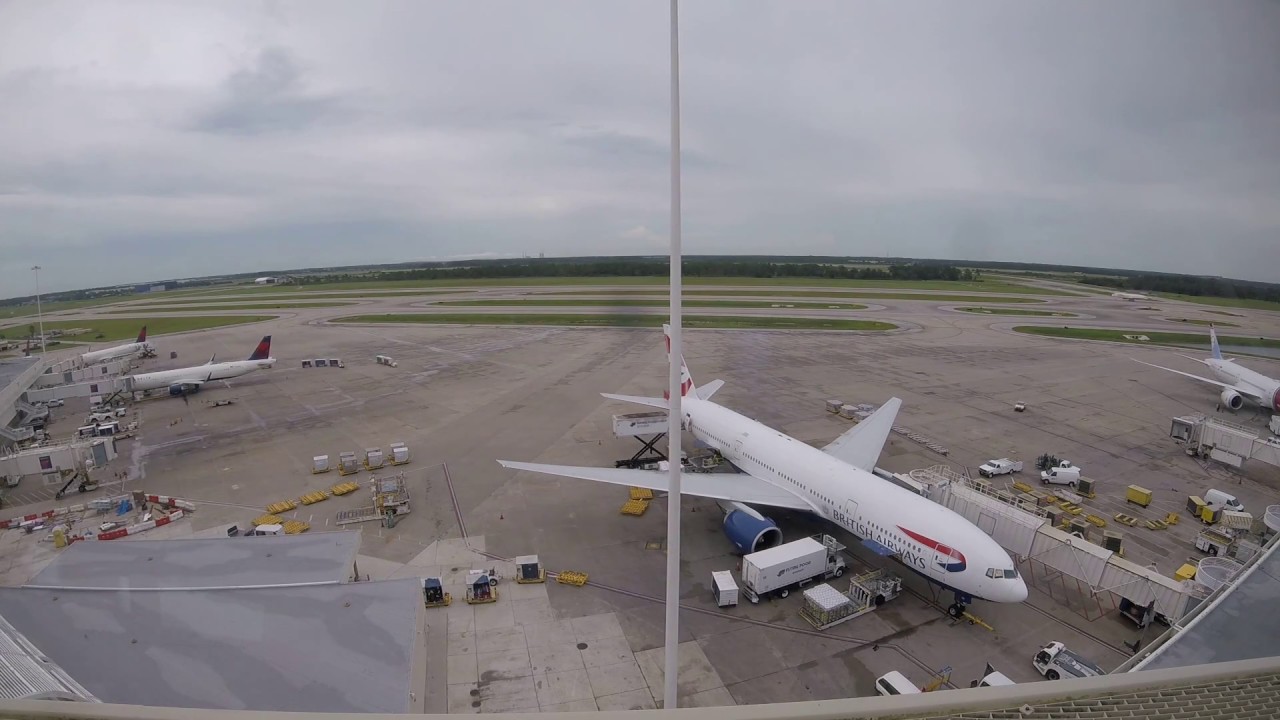 Orlando International Airport MCO Tower View - YouTube