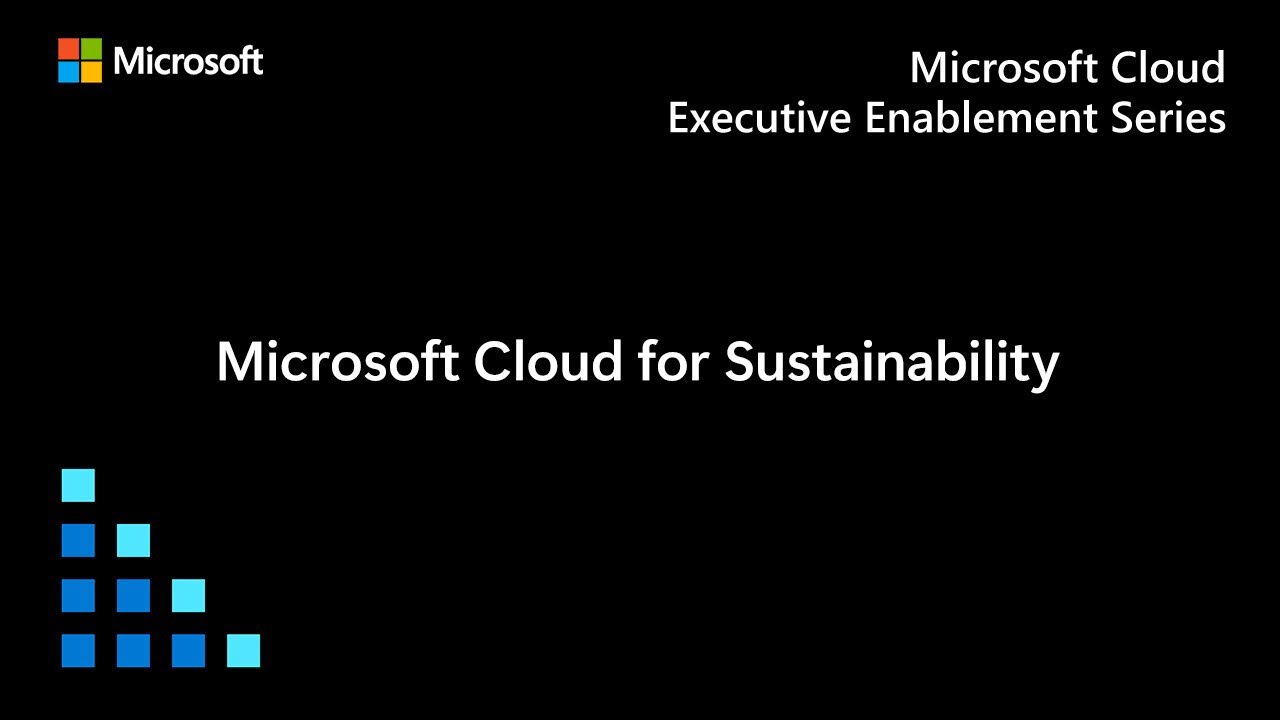 Microsoft Cloud for Sustainability - YouTube