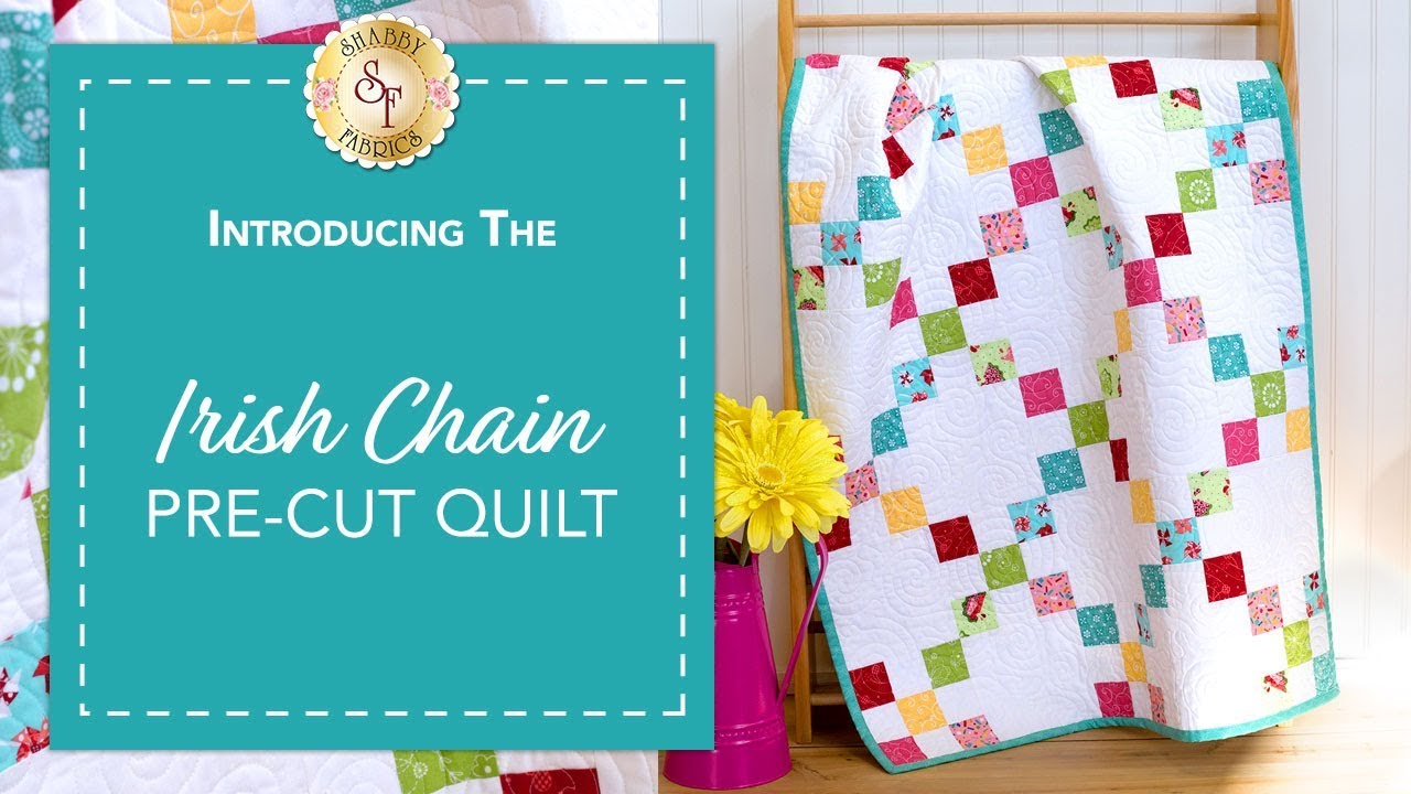 How to Make an Irish Chain Pre-Cut Quilt Block | a Shabby Fabrics ...