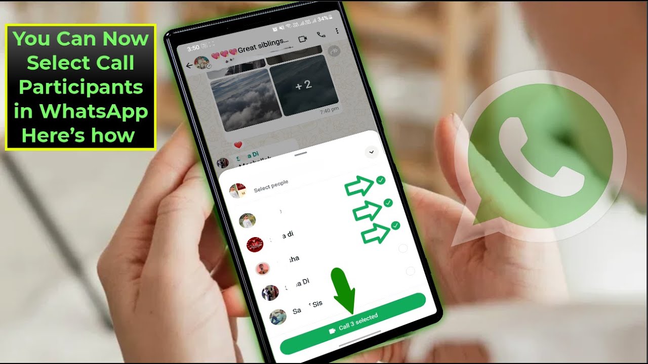 How to Select Call Participants on WhatsApp | New Feature Explained ...