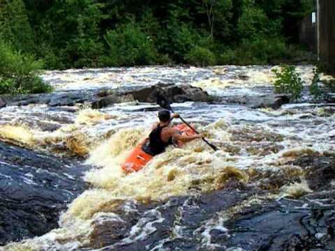 Chippewa River, Jim Falls (One Full Gate) - Underneath Old Y Bridge ...