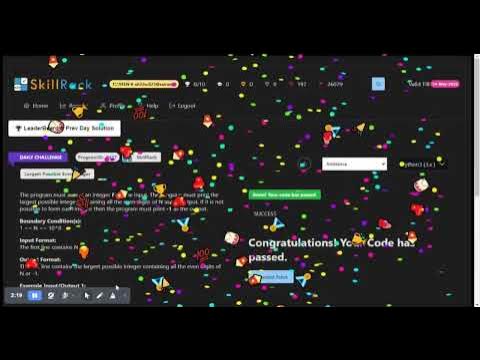 skillrack daily challenge|skillrack python|14/9/2023|skillrack daily challenge today solution ...