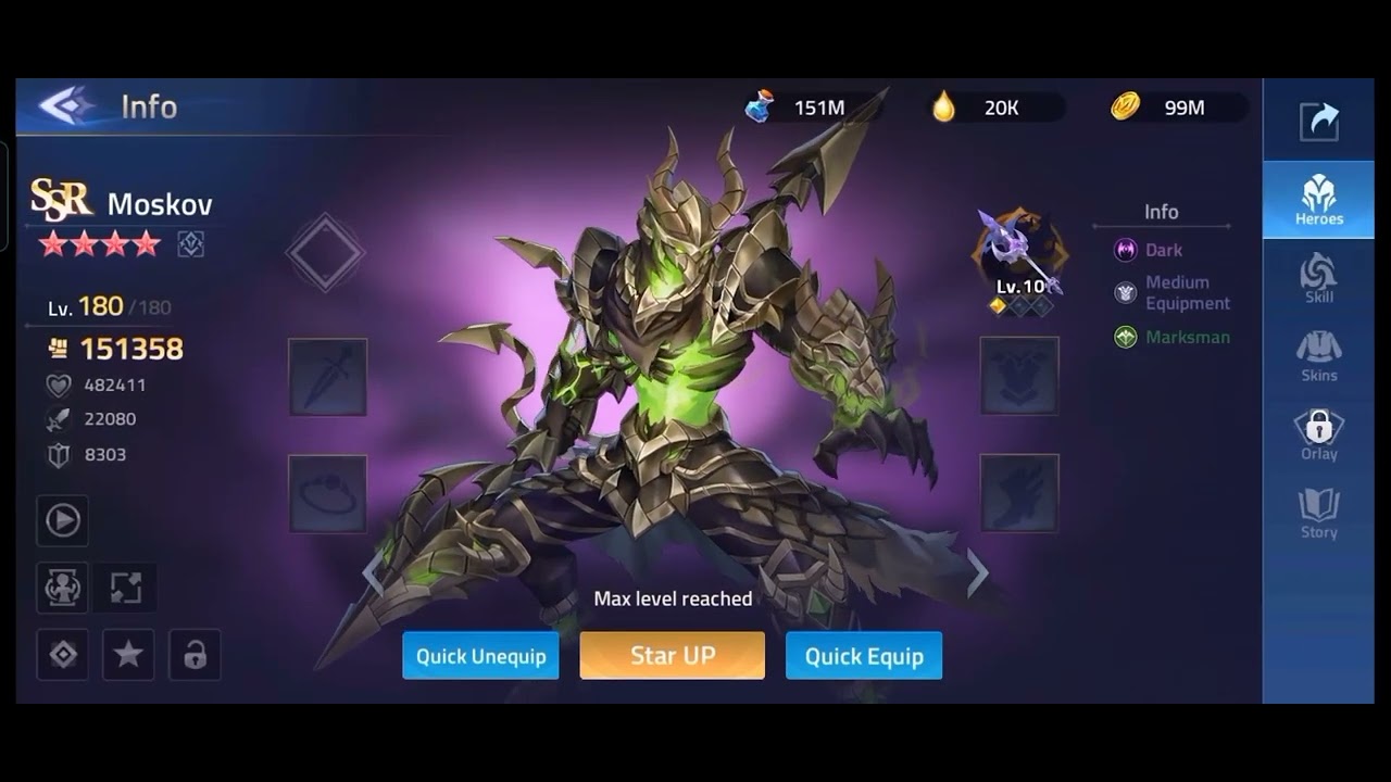 "I'M Vengeance"-Moskov, Mobile Legend Adventure #mlbb - YouTube