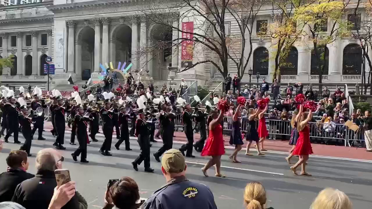 East Limestone Band - New York City Veterans Day Parade 2019 - YouTube