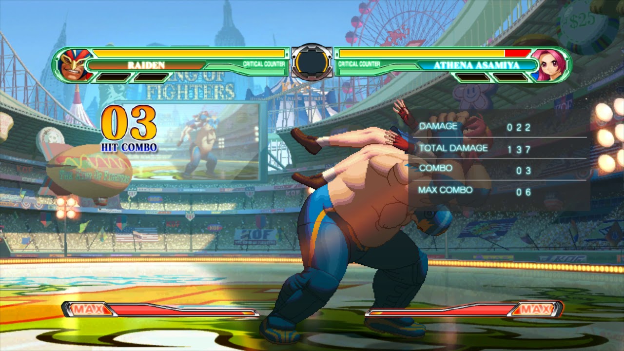 KOF XII: Big Bear/ Raiden c.U into bnb combo - YouTube