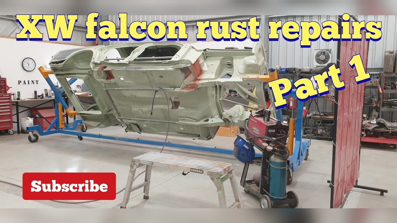 XW falcon rust repairs part 1 - YouTube