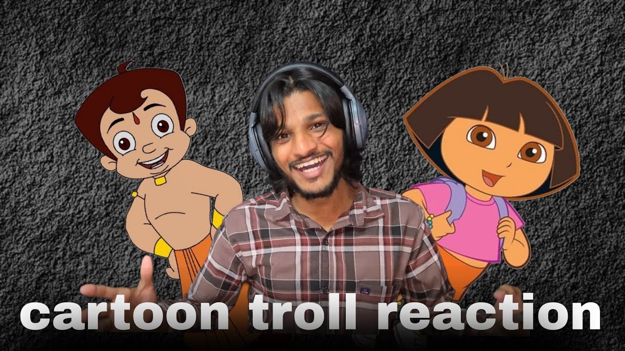 Cartoon troll video reaction | cringe vloger - YouTube