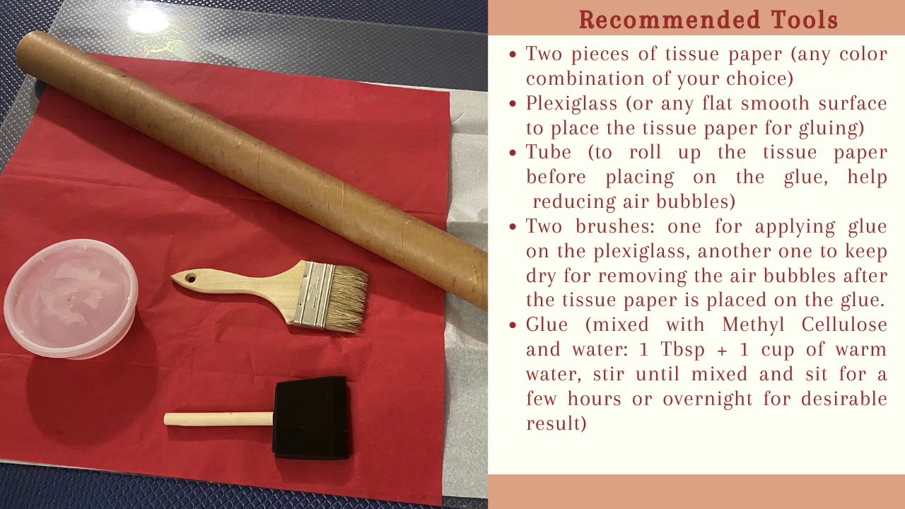 How to make double tissue paper - YouTube