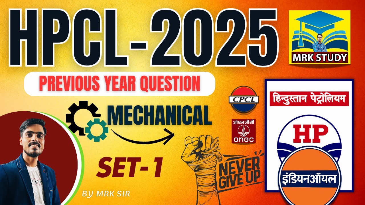 HPCL PREVIOUS YEAR QUESTION PAPER/SET-1/IOCL/CPCL/ONGC/RRB JR/MRK STUDY ...