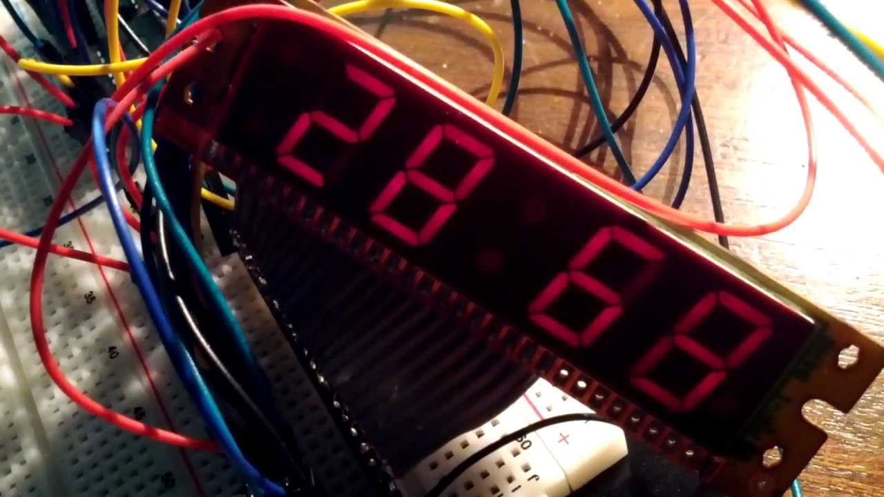 arduino counter clock alarm hack - YouTube