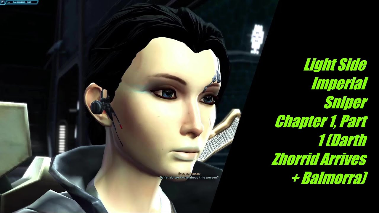 SWTOR: LIGHT Female Imperial Agent- Chapter 1, Part 1 (Darth Zhorrid ...
