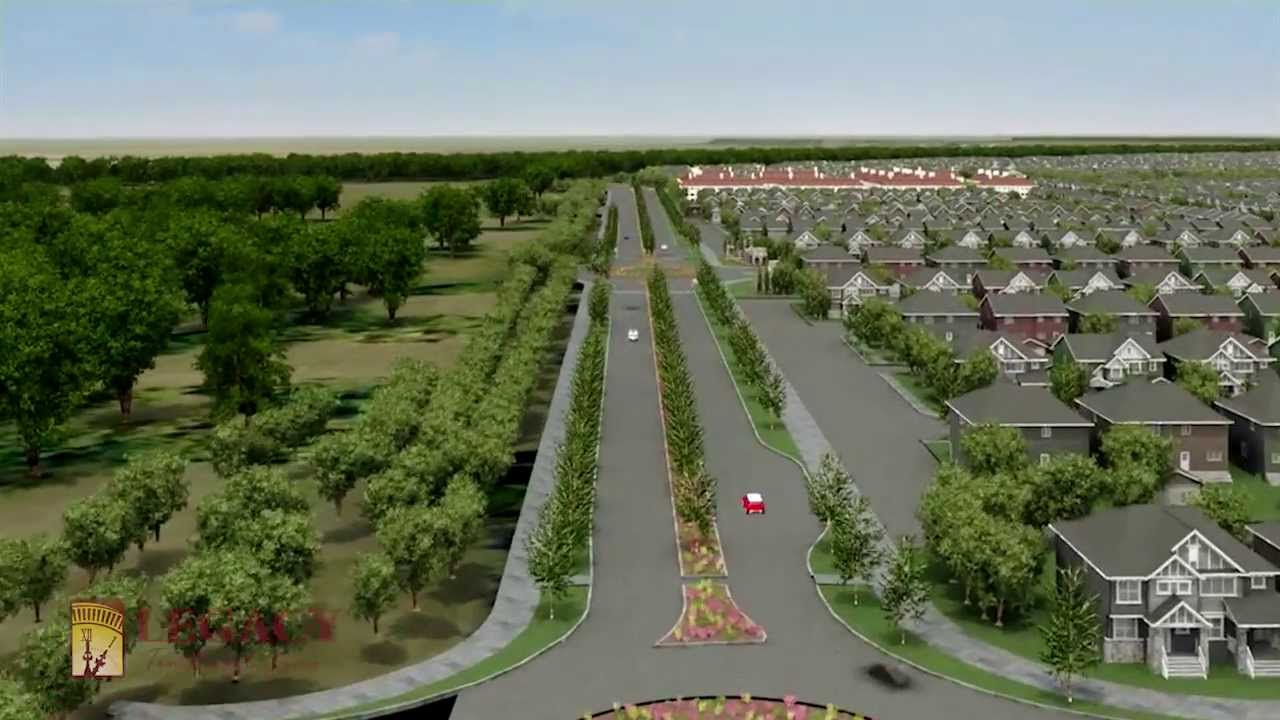 3D Flythrough of New Legacy Community in SE Calgary - YouTube
