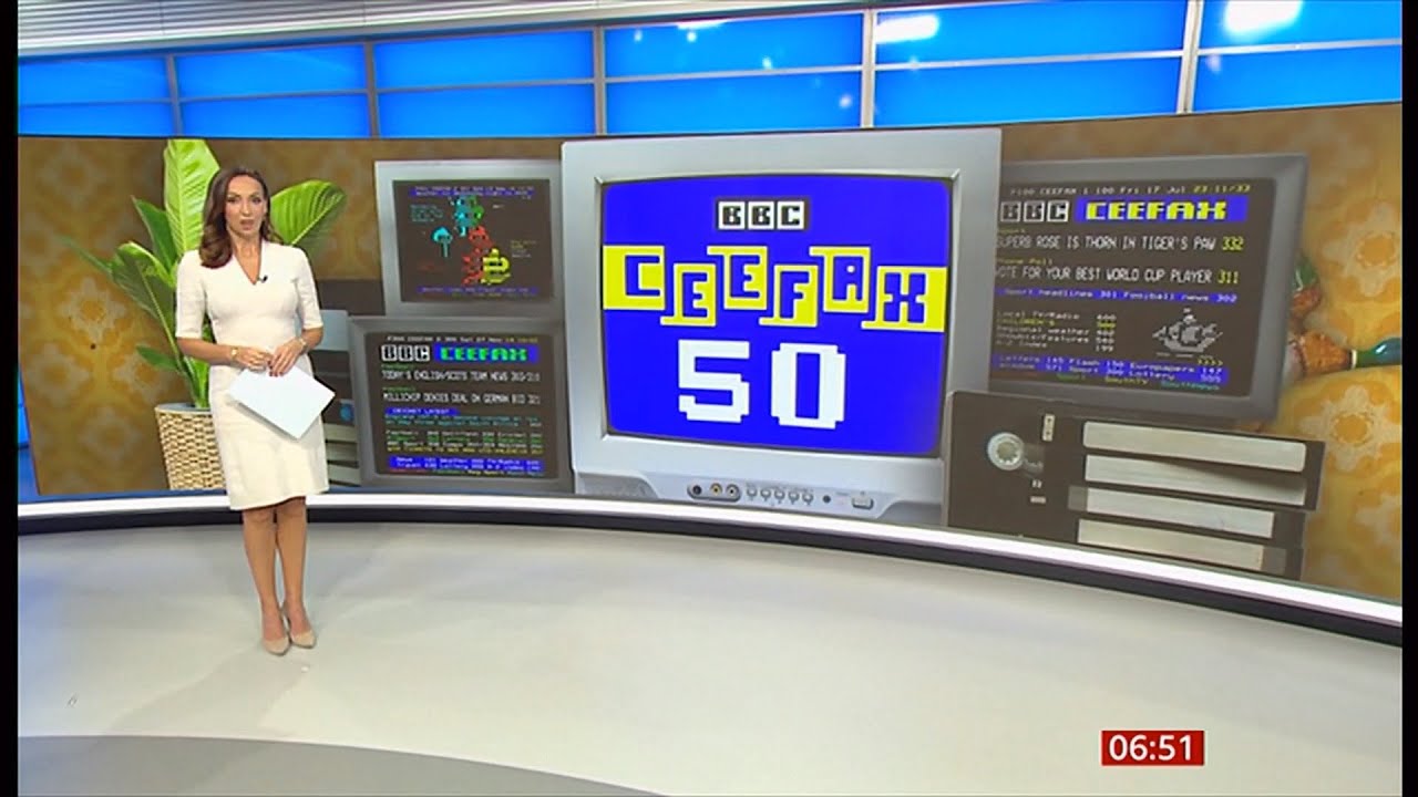 CEEFAX 50th anniversary (UK) 23/Sep/2024 - YouTube