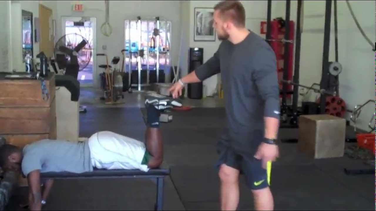 Iso-Hamstring Exercise to Get Faster! | Overtime Athletes - YouTube