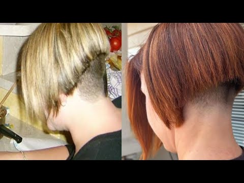 Cute and Stylish Nape Shave Haircuts for Women|High head Shave Haircuts ...