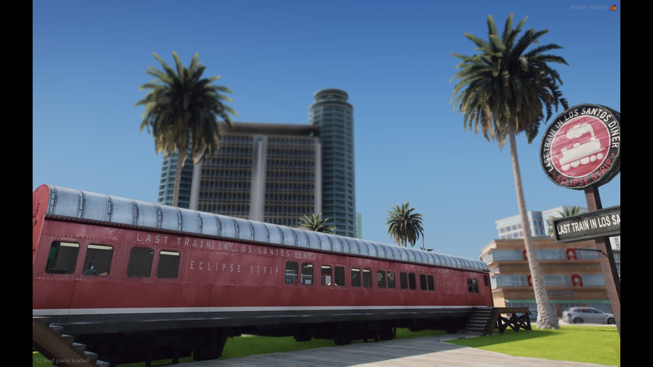 Vice City FiveM MLO - Train Dinner[MLO] - Miami Map - YouTube