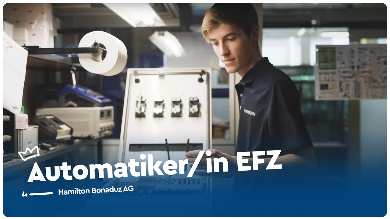 Lehre als Automatiker/-in EFZ bei Hamilton Bonaduz AG - YouTube