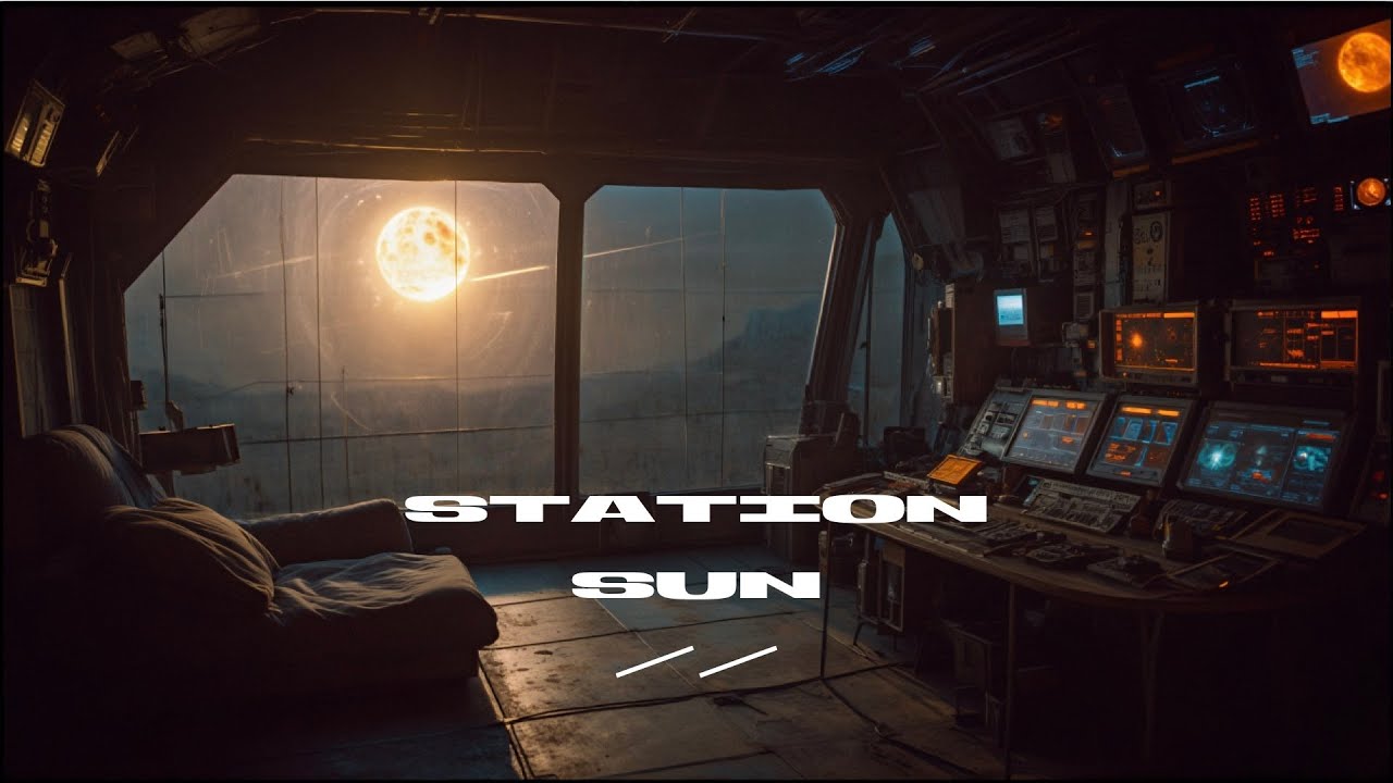60 Min Solar Observatory Ambient • Sun Station Sci-Fi Focus & Study ...