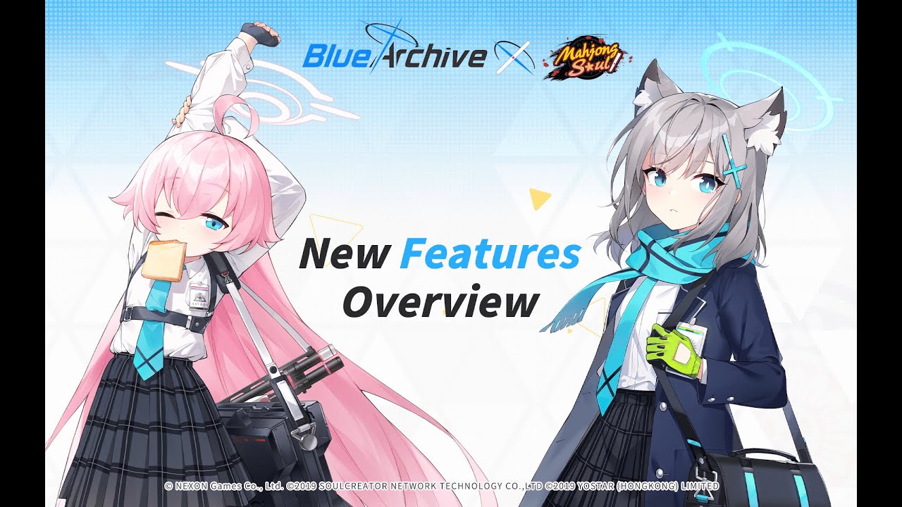 Blue Archive × Mahjong Soul Collab - New Features Overview - YouTube