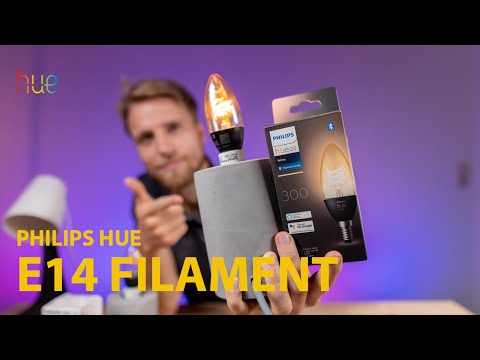 Angeschaut: Das neue Philips Hue White E14 Filament Leuchtmittel
