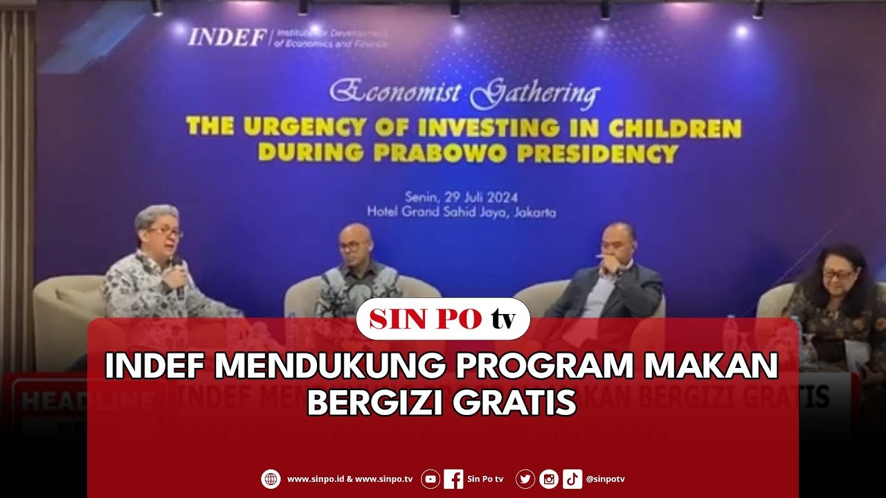 INDEF Mendukung Program Makan Bergizi Gratis - YouTube