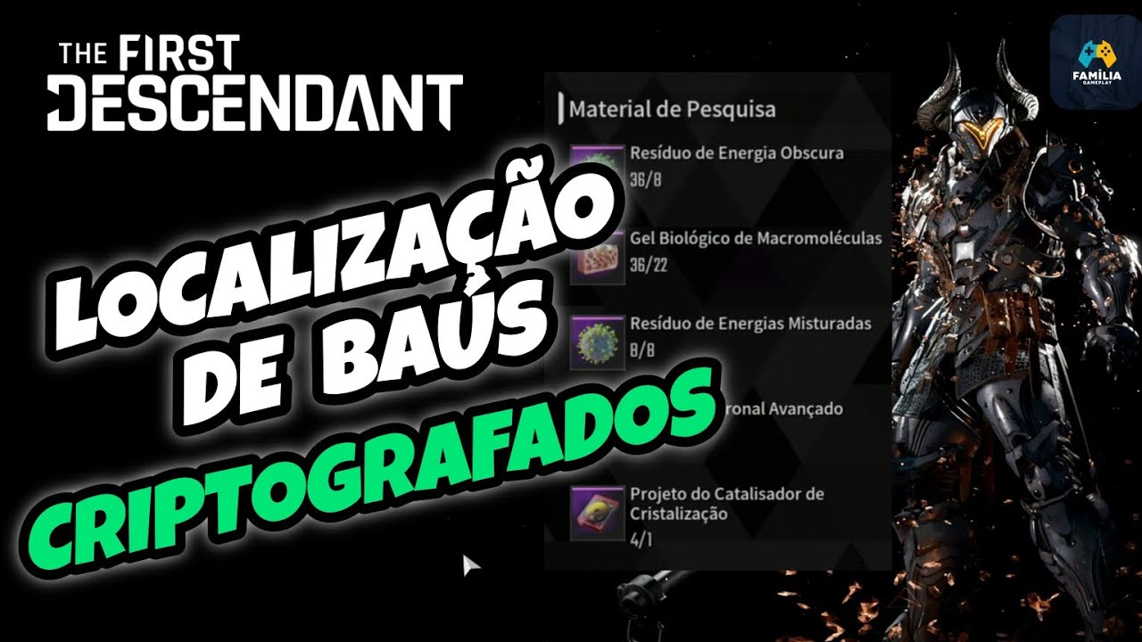 The First Descendant - Baús criptografados e Materiais para Catalisadores - YouTube