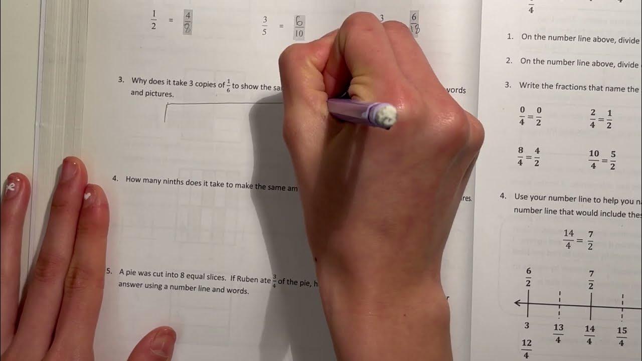 Eureka Math Grade 3 Module 5 Lesson 22 Homework | #mathwithaubrey # ...