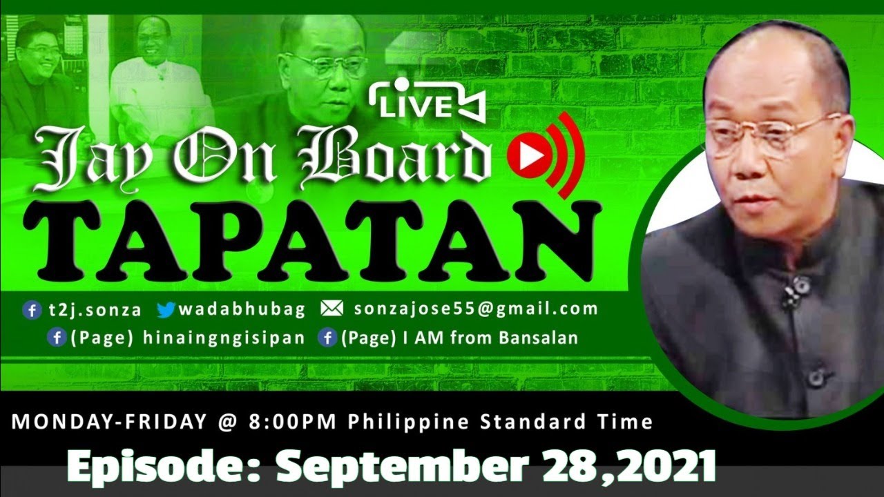 Episode: September 28,2021 | Jay on Board TAPATAN - YouTube