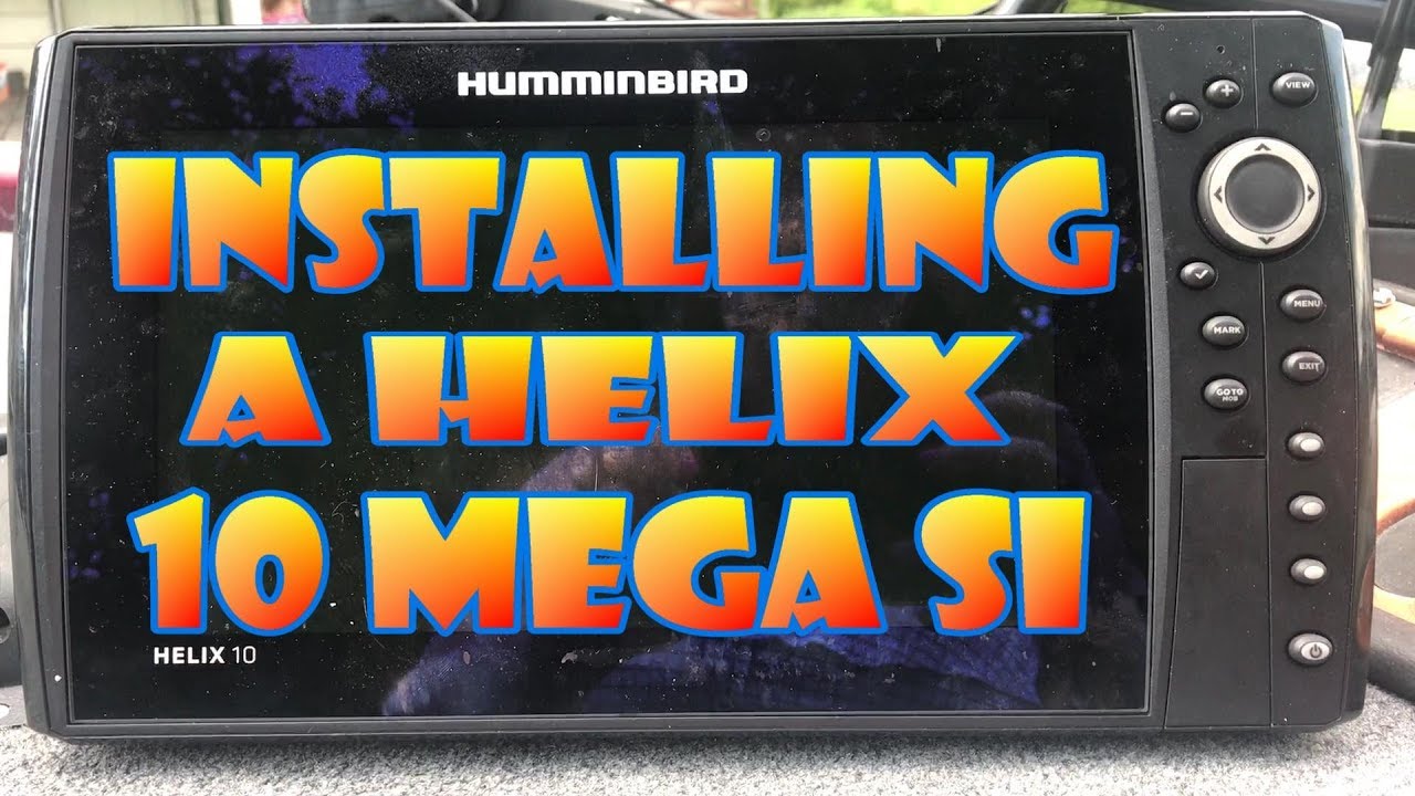 Installing a Helix 10 Mega SI on a Jon Boat - YouTube