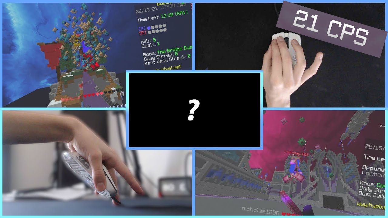 The Five Best Clicking Methods for Minecraft - YouTube