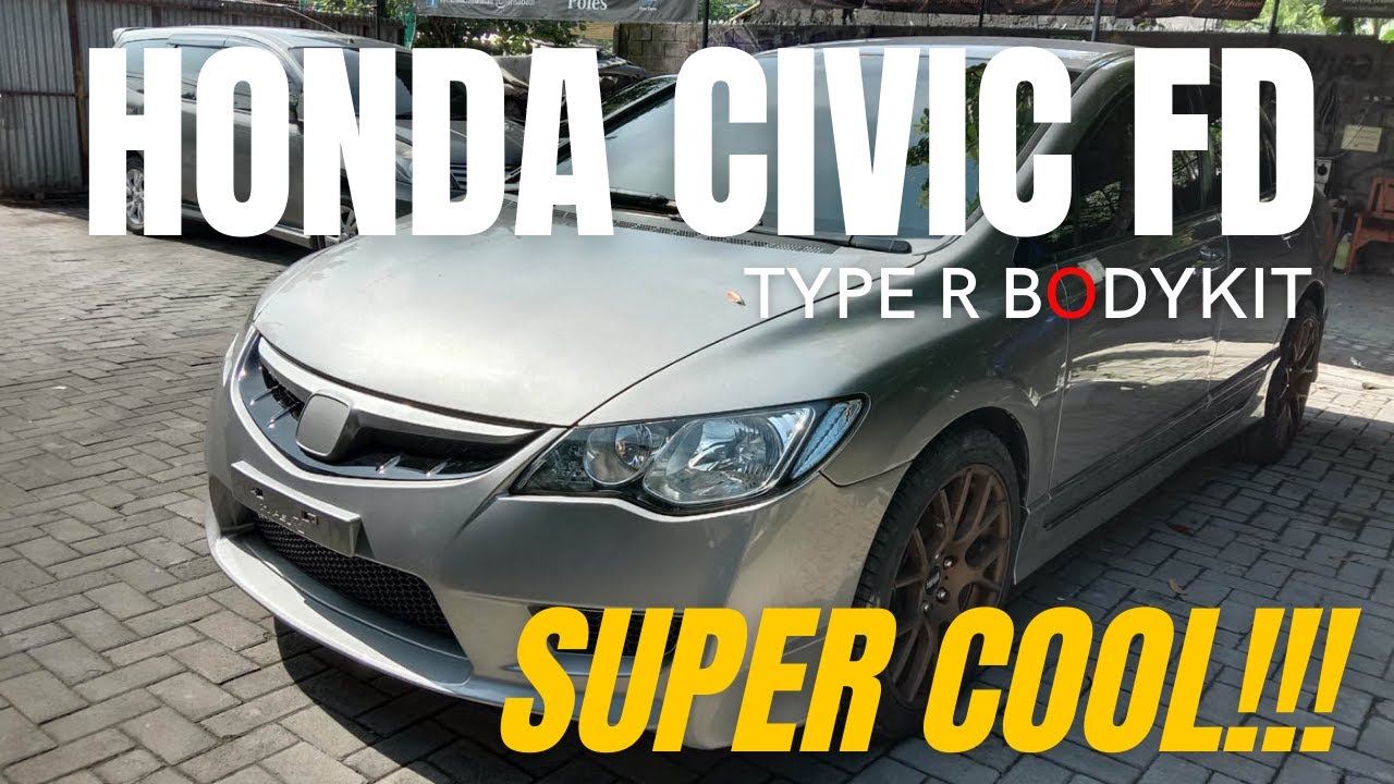 Honda Civic FD Type R Bodykit - YouTube