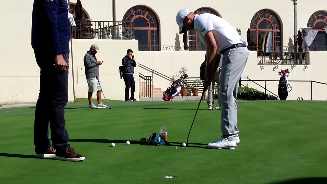 ダニエル・バーガー【パッティング練習】Daniel Berger Putting Practice ~2018 Genesis Open ...
