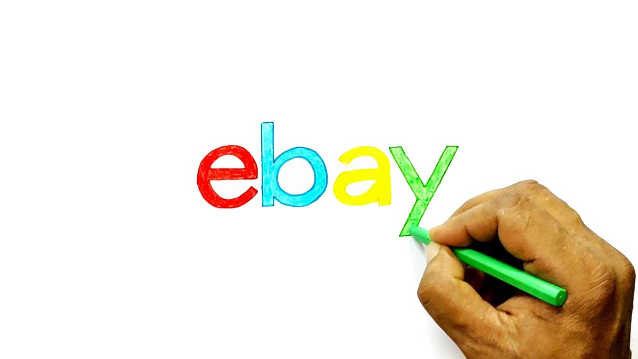 How to Draw the eBay Logo - YouTube