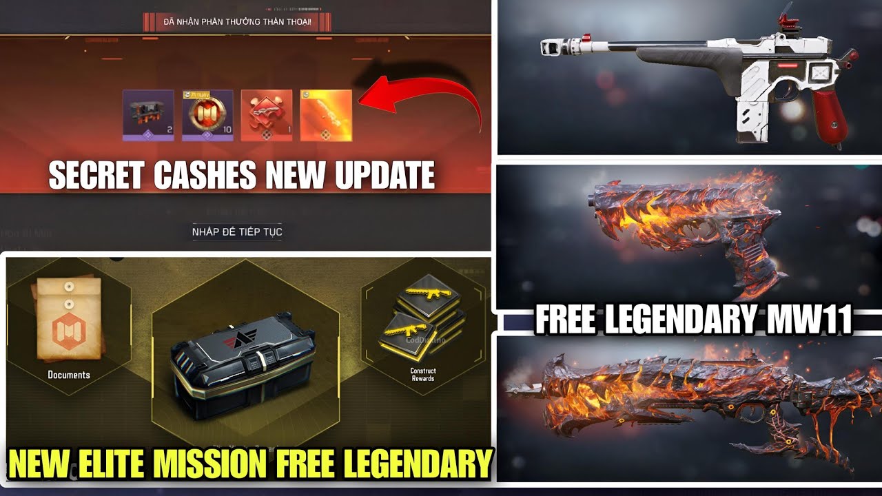 Season 3 Secret Cashes Update+2025 Elite Mission Free legendary+All ...